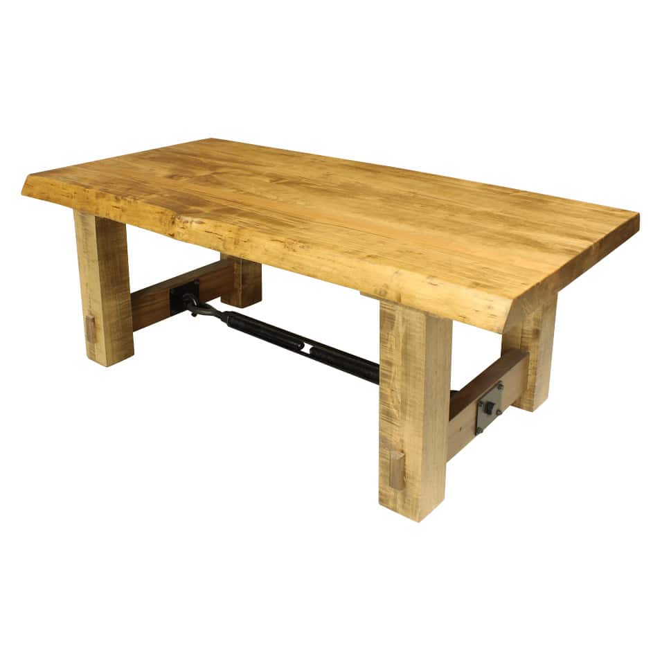 Benchmark Live Edge Solid Wood Coffee Table – WoodWerks