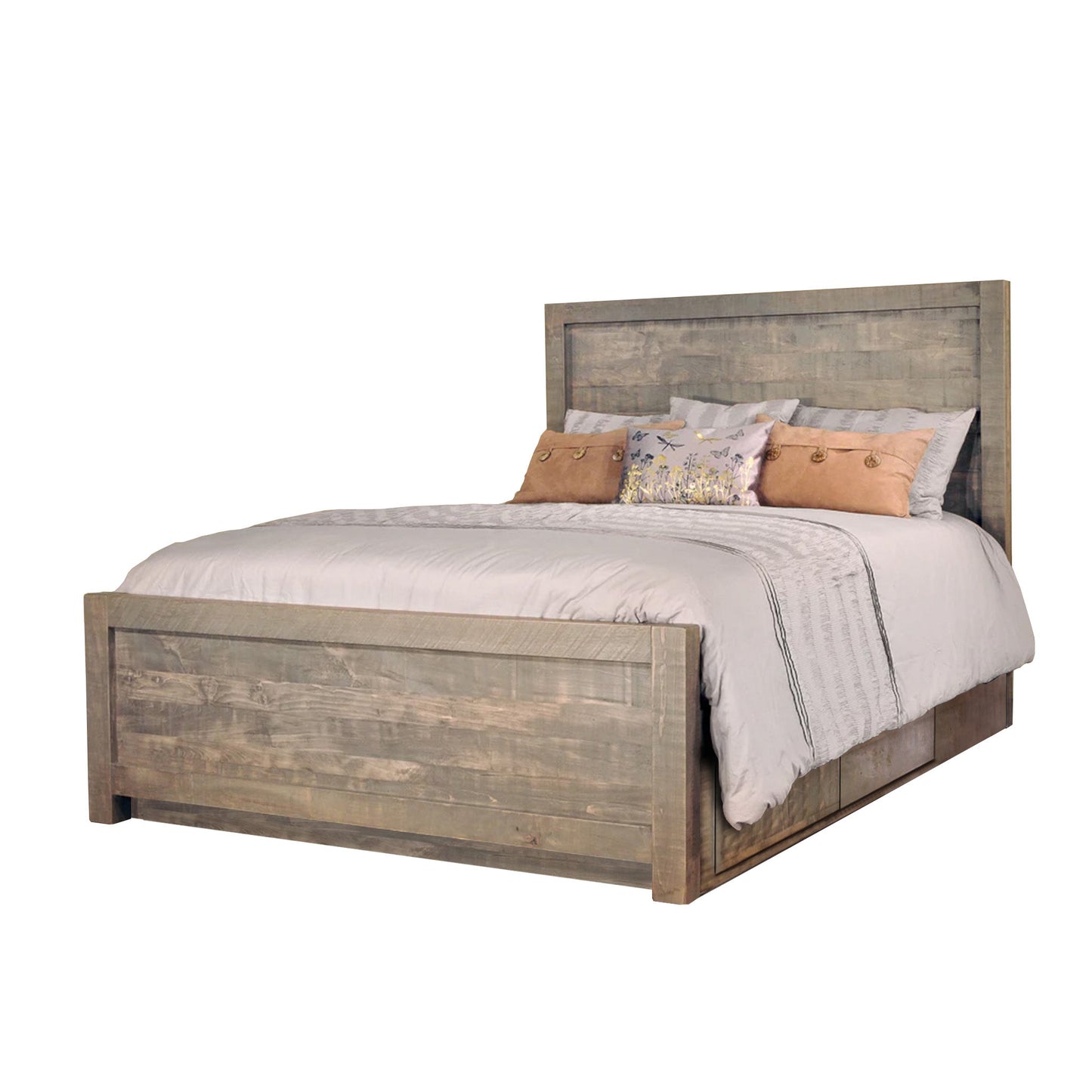 Meta Sequoia Solid Wood Bed With Storage – WoodWerks